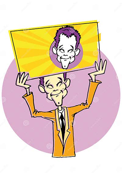 Smiley Man Cartoon stock vector. Illustration of caricatures - 22142167