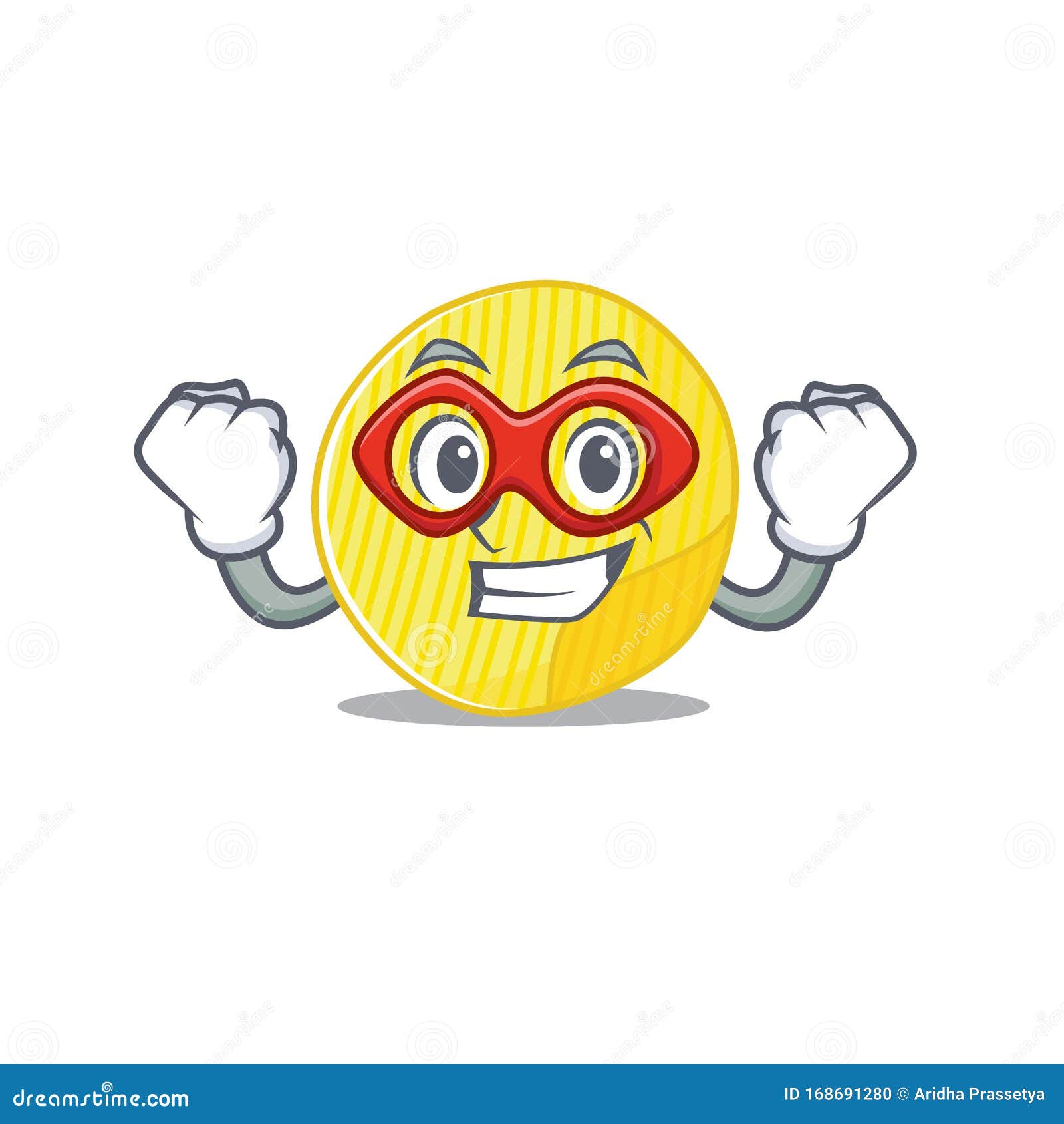 Smiley Mascot of Potato Chips Dressed As a Super Hero Stock Vector ... Smiley Mascot of Potato Chips Dressed As a Super Hero Stock Vector ...