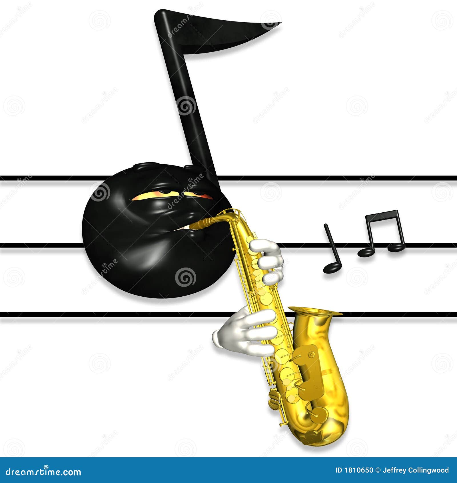 Smiley Music Notes Royalty-Free Stock Photography | CartoonDealer.com ...