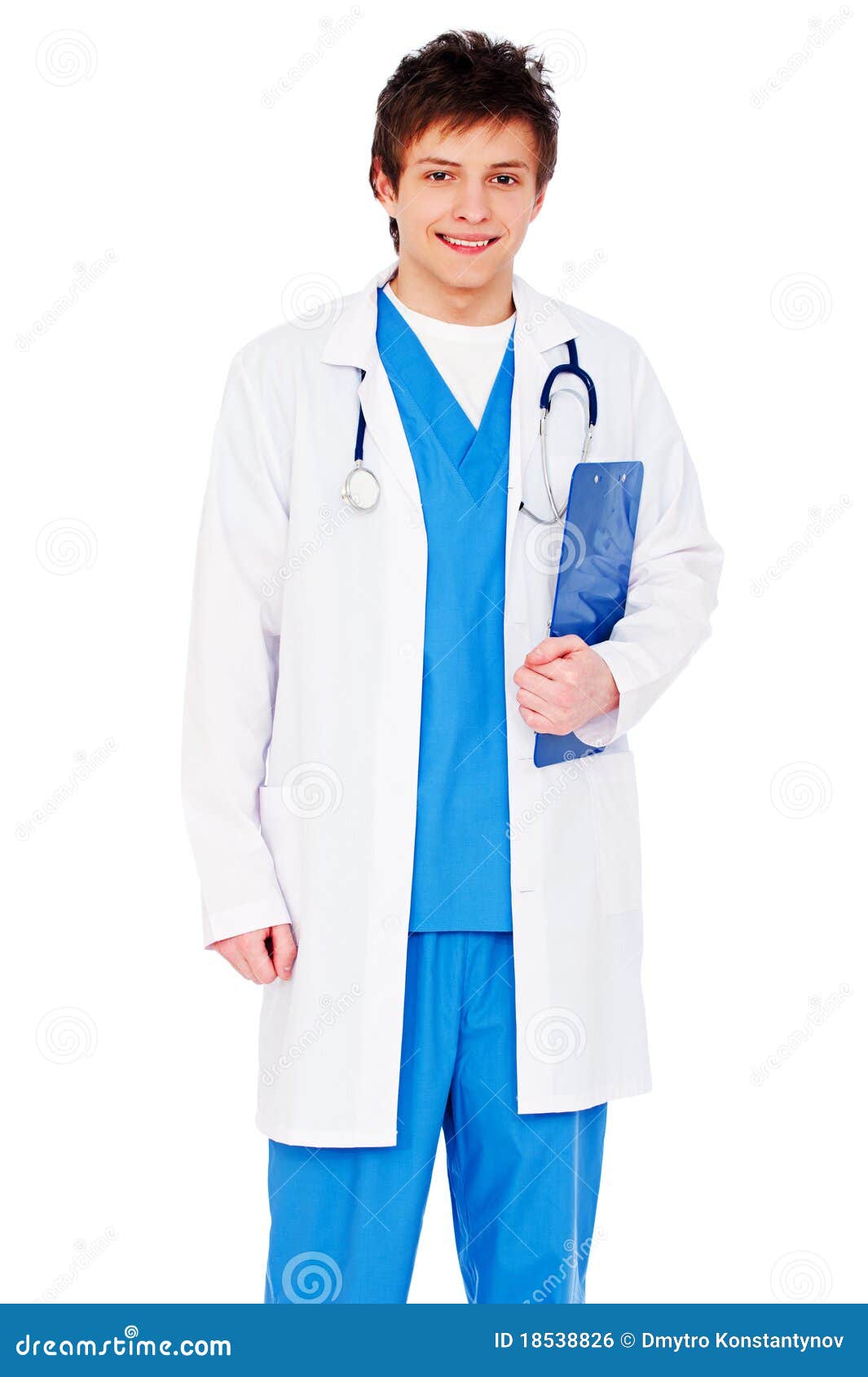 Smiley Nurse Boy with Stethoscope Stock Photo - Image of smiley ...
