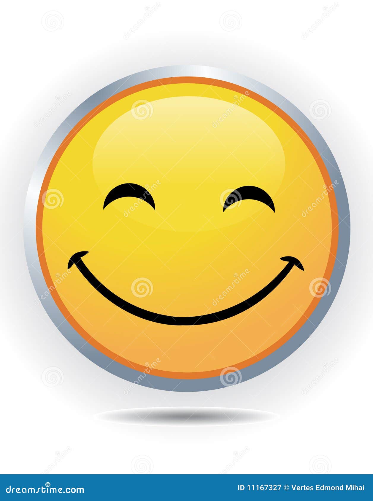 Smiley op wit vector illustratie. Illustration of hoofd - 11167327