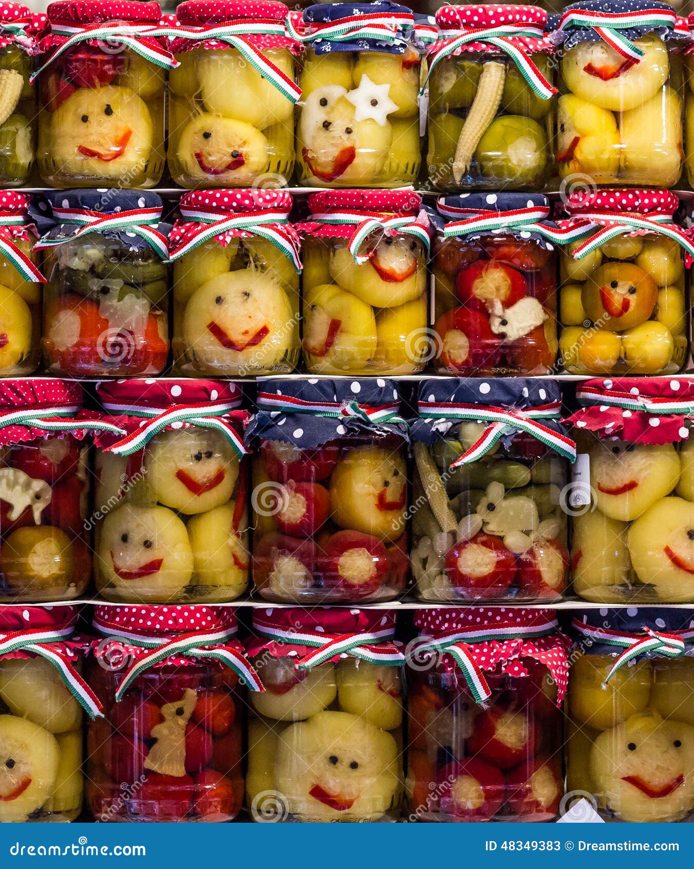 Smiley pickles in a jar stock image. Image of homemade - 48349383