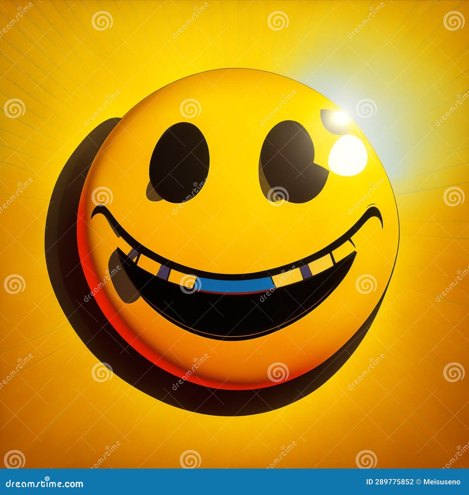 Smiley in Pop Art Style Illustration Stock Illustration - Illustration ...
