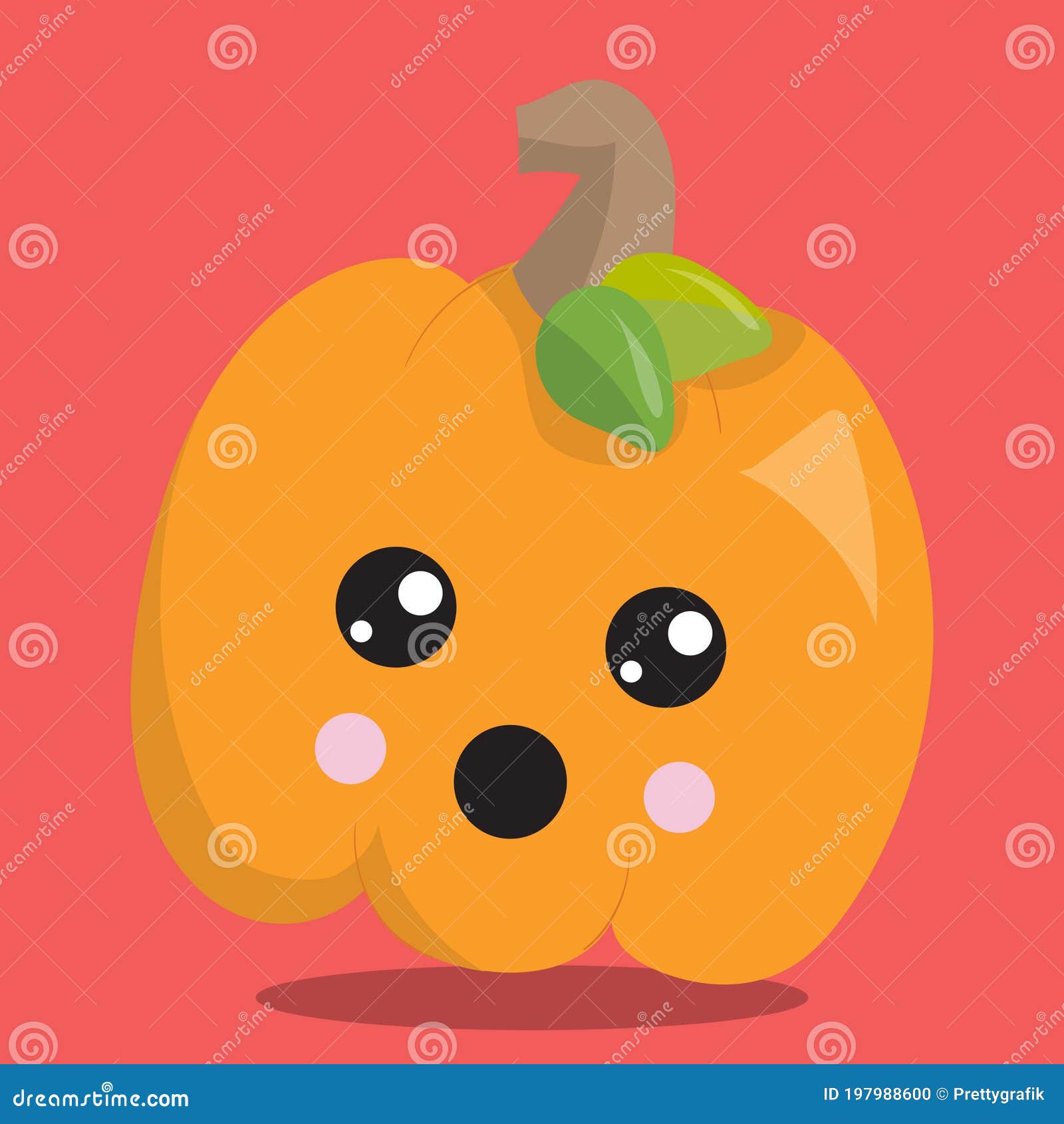 SMILEY PUMPKIN SHRINK 04 Cartoon Vector | CartoonDealer.com #197988601