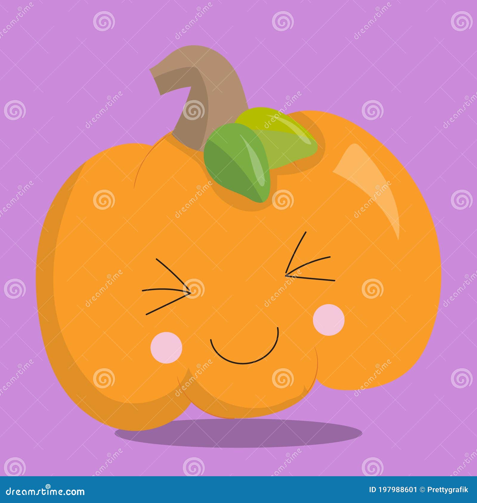 SMILEY PUMPKIN SHRINK 04 Cartoon Vector | CartoonDealer.com #197988601