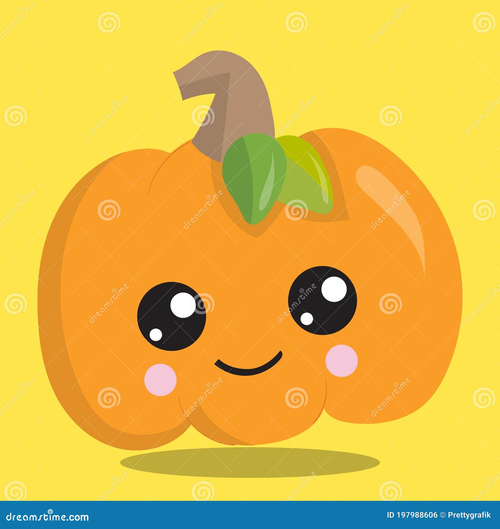 SMILEY PUMPKIN SHRINK 04 Cartoon Vector | CartoonDealer.com #197988601