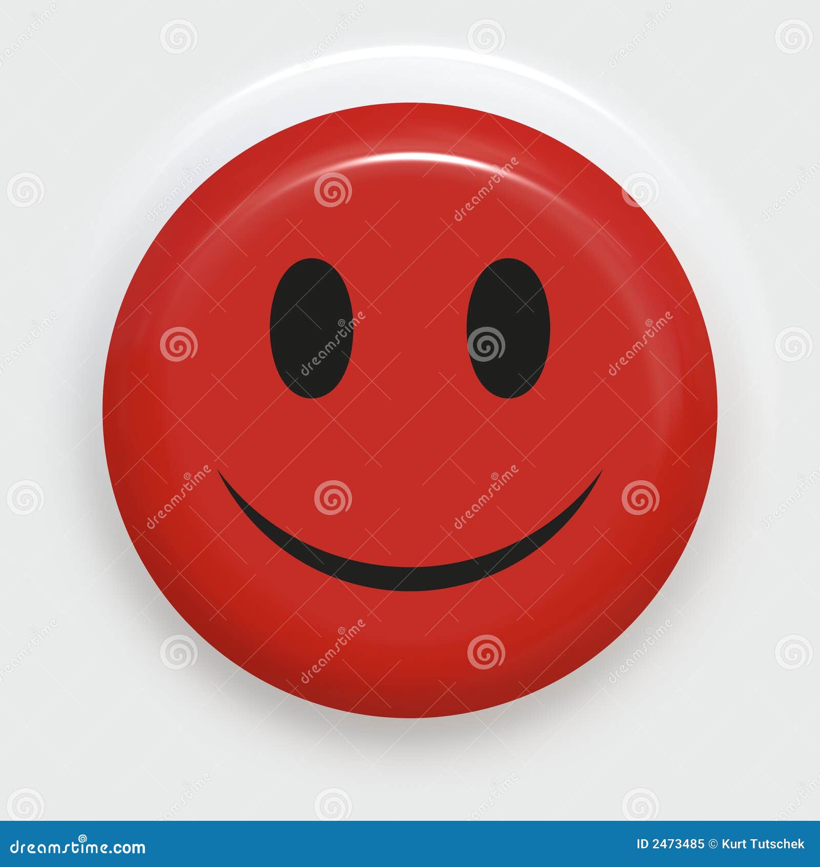 Smiley rojo stock de ilustración. Ilustración de divertido - 2473485