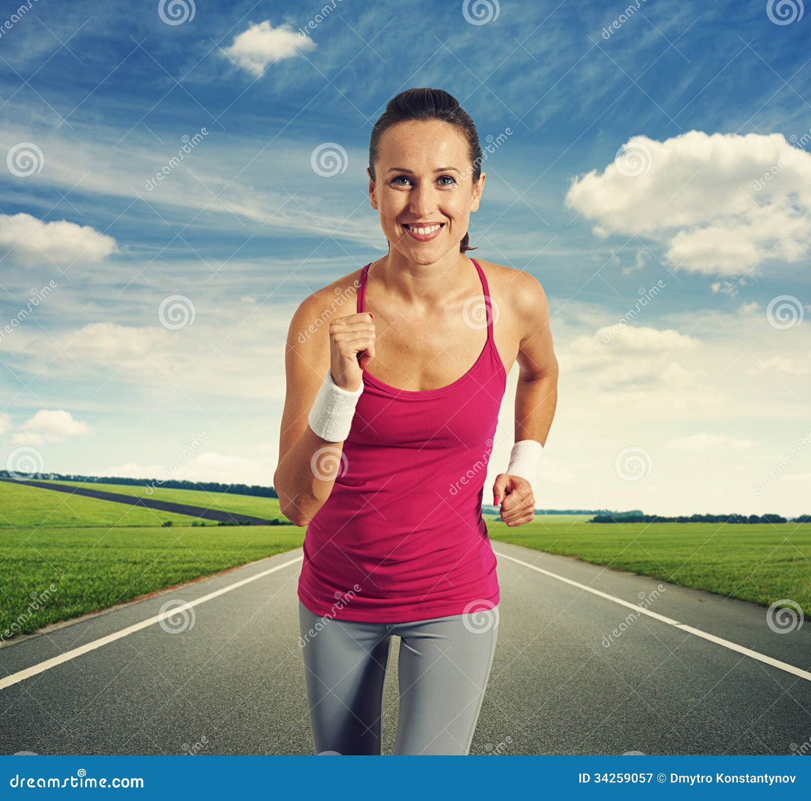 Smiley runner stock image. Image of lifestyle, athlete - 34259057