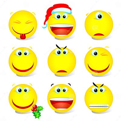 Smiley set 002 stock vector. Illustration of characters - 3762970