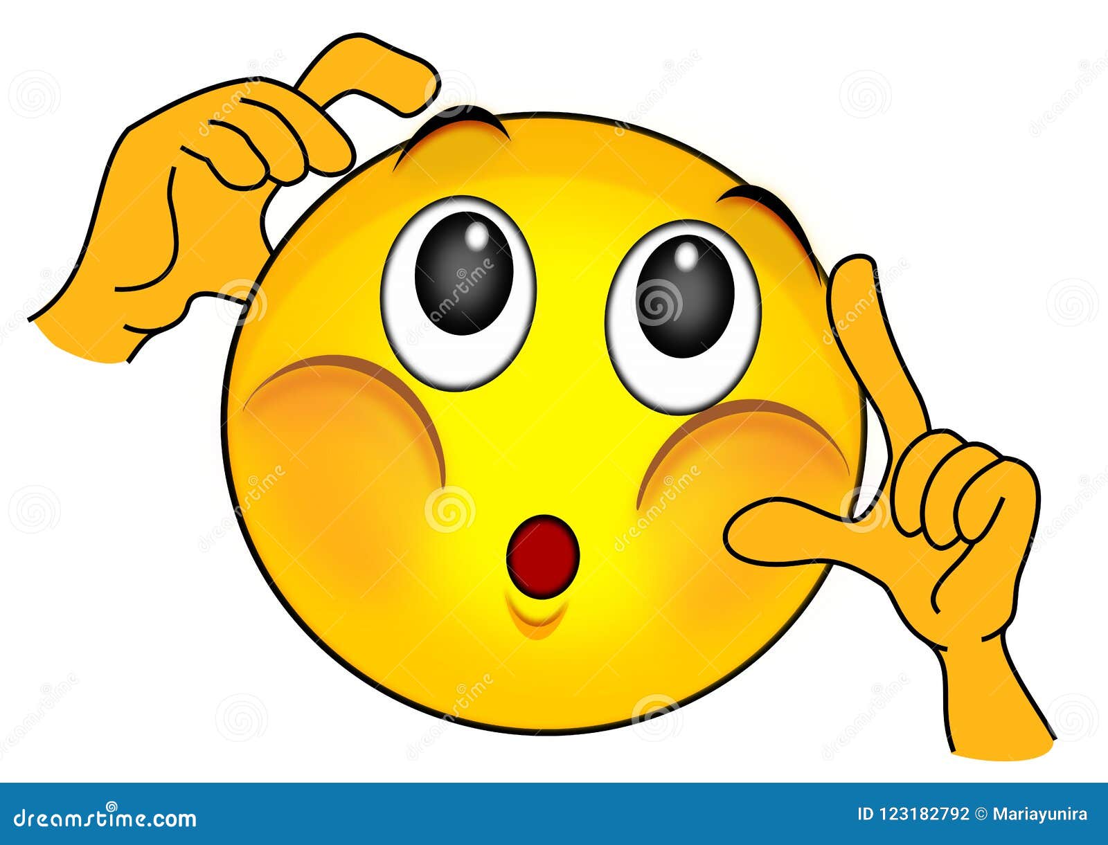 Smiley Smile Isolated White Background Stock Illustration ...