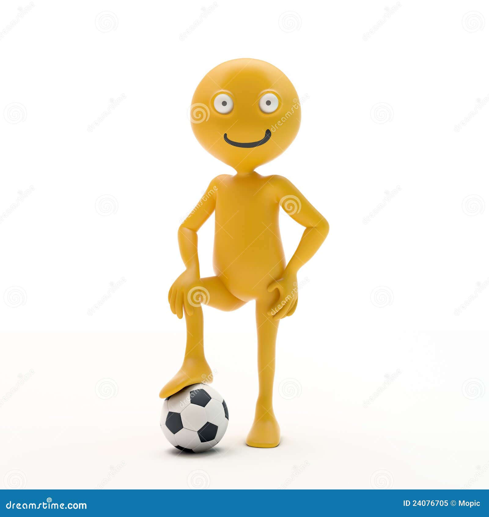 Smiley soccer player stock illustration. Illustration of competition ...