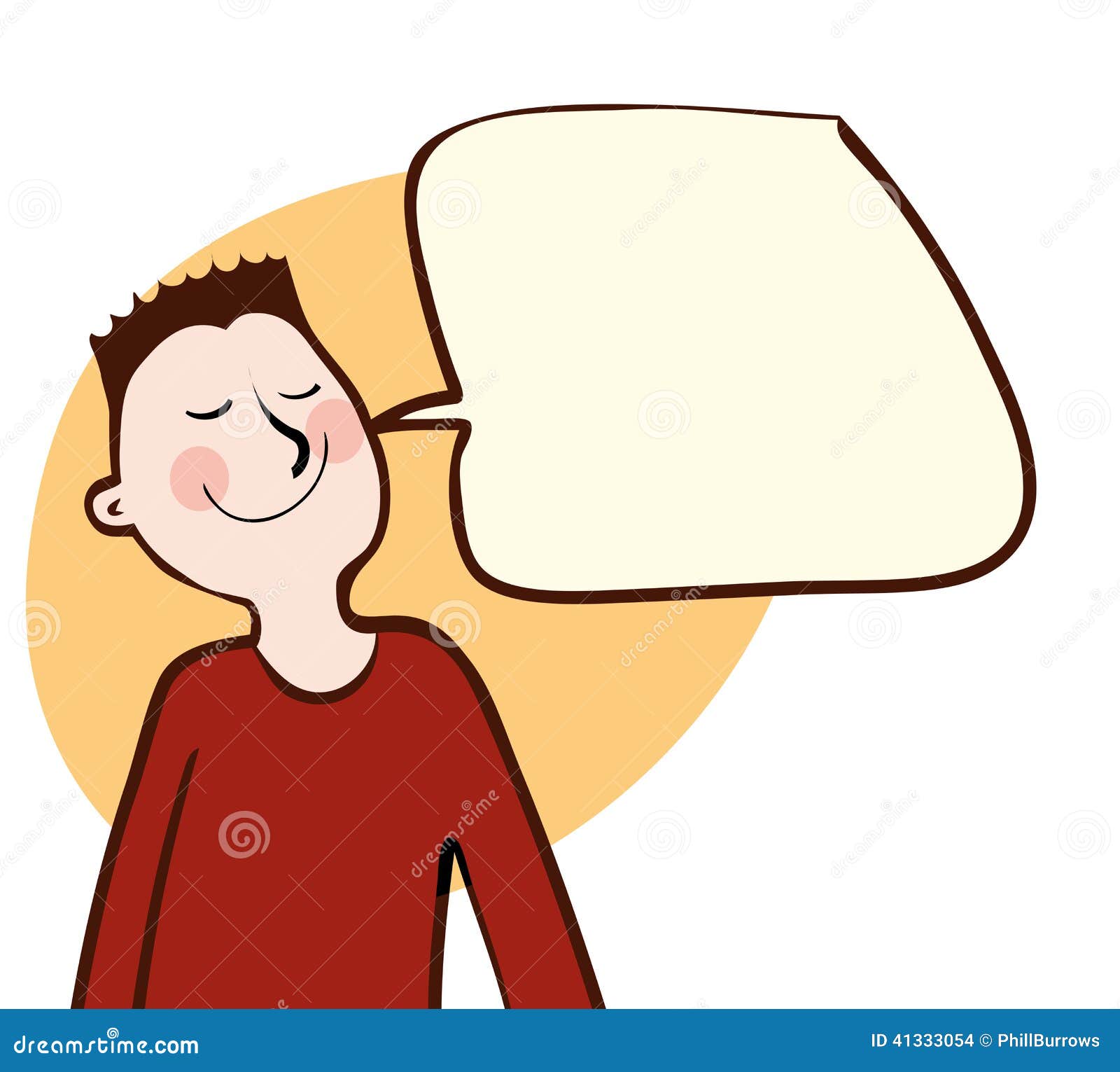 Smiley speech bubble stock vector. Illustration of adolescent - 41333054
