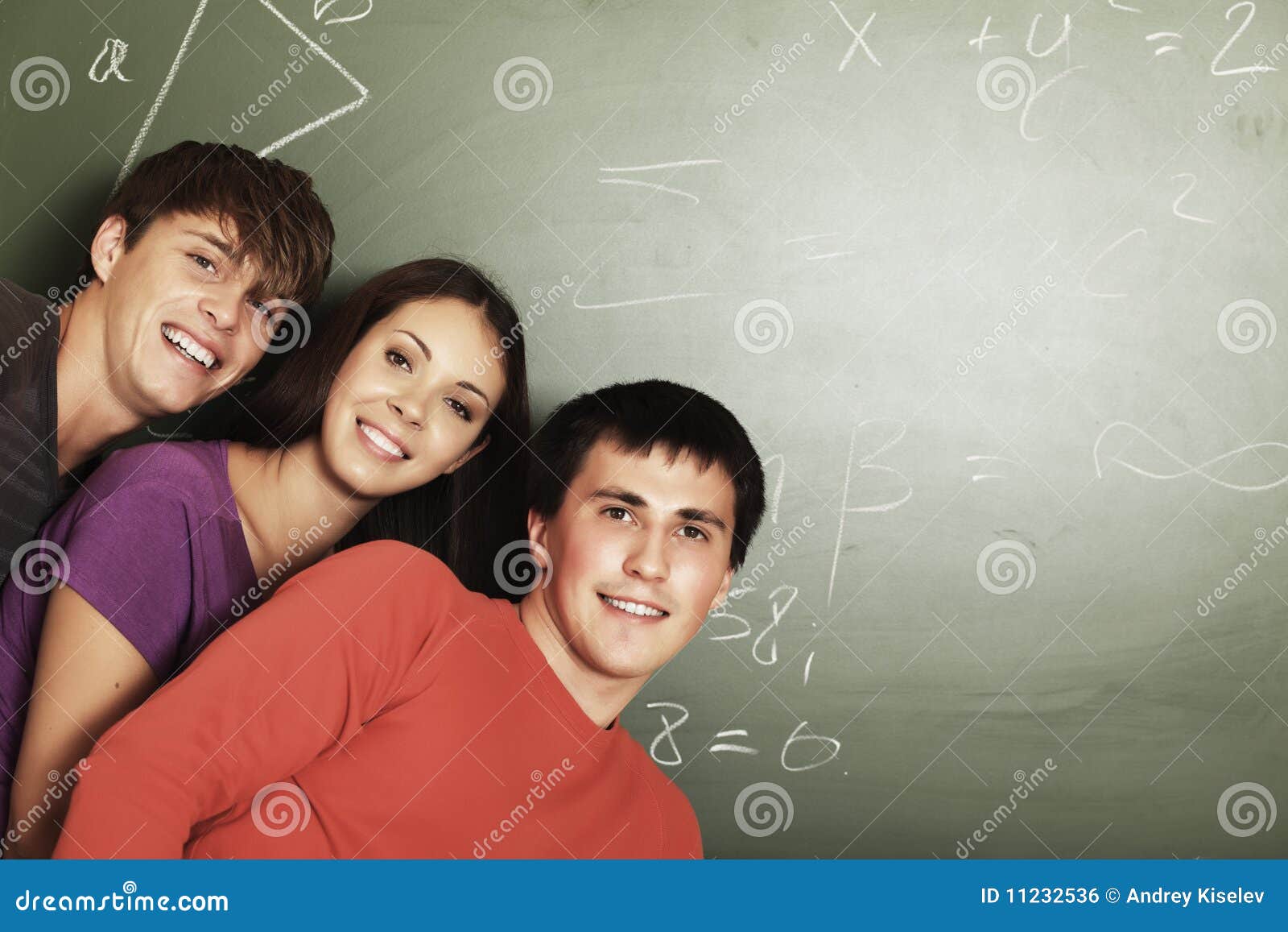 Smiley students stock photo. Image of cheerful, group - 11232536