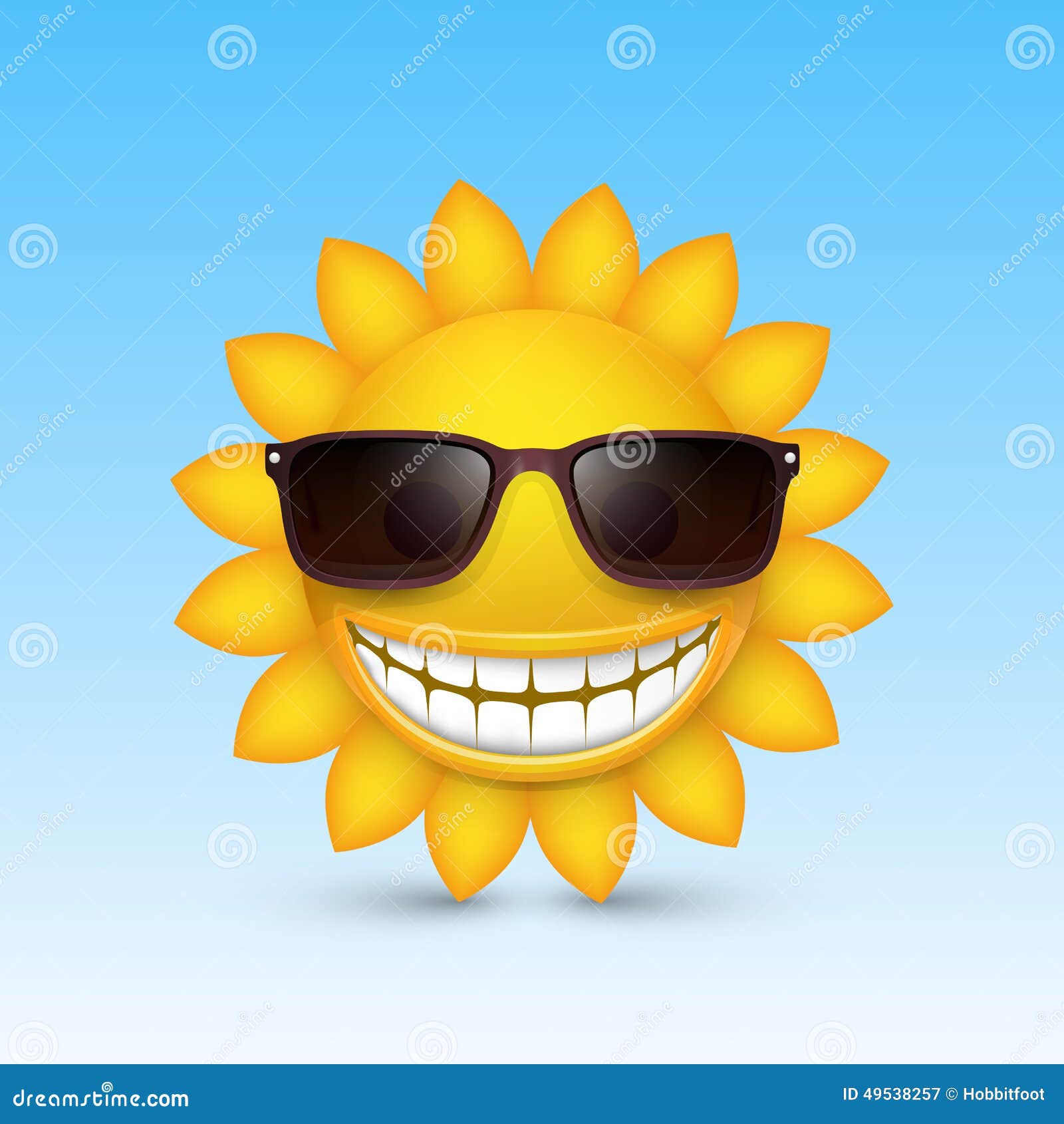 Smiley sun glasses. Vector stock vector. Illustration of heat - 49538257