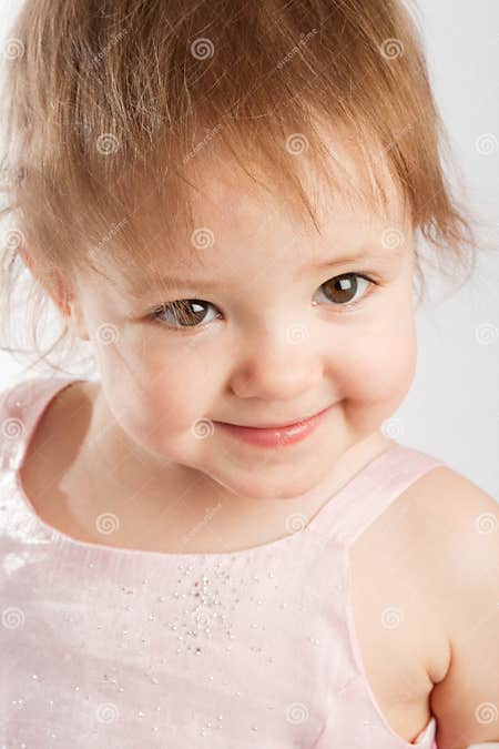 Smiley toddler stock image. Image of child, concentrate - 7693991