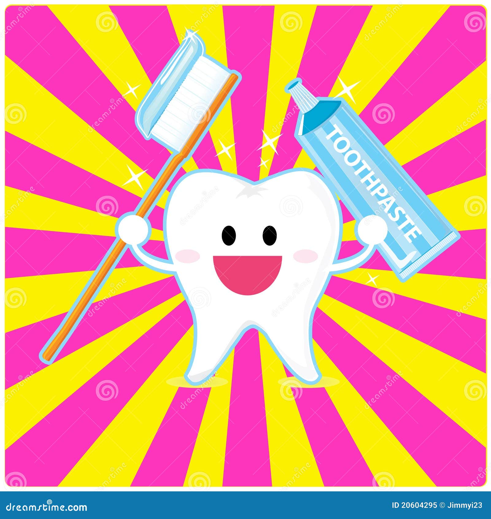 Smiley tooth stock vector. Illustration of fairy, cavity - 20604295