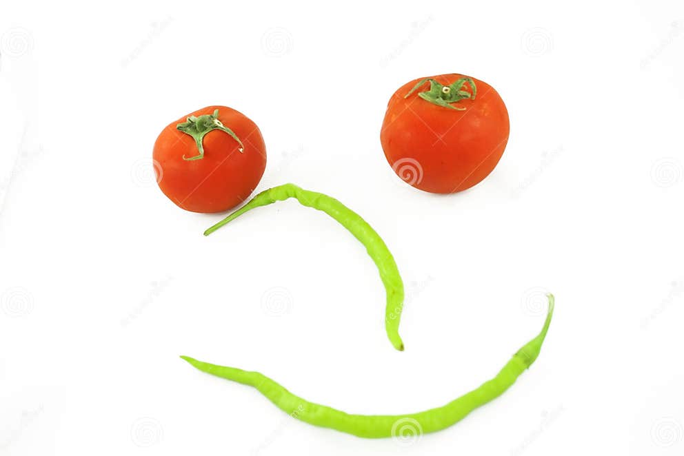 Smiley vegetables stock image. Image of smile, paprika - 10456363