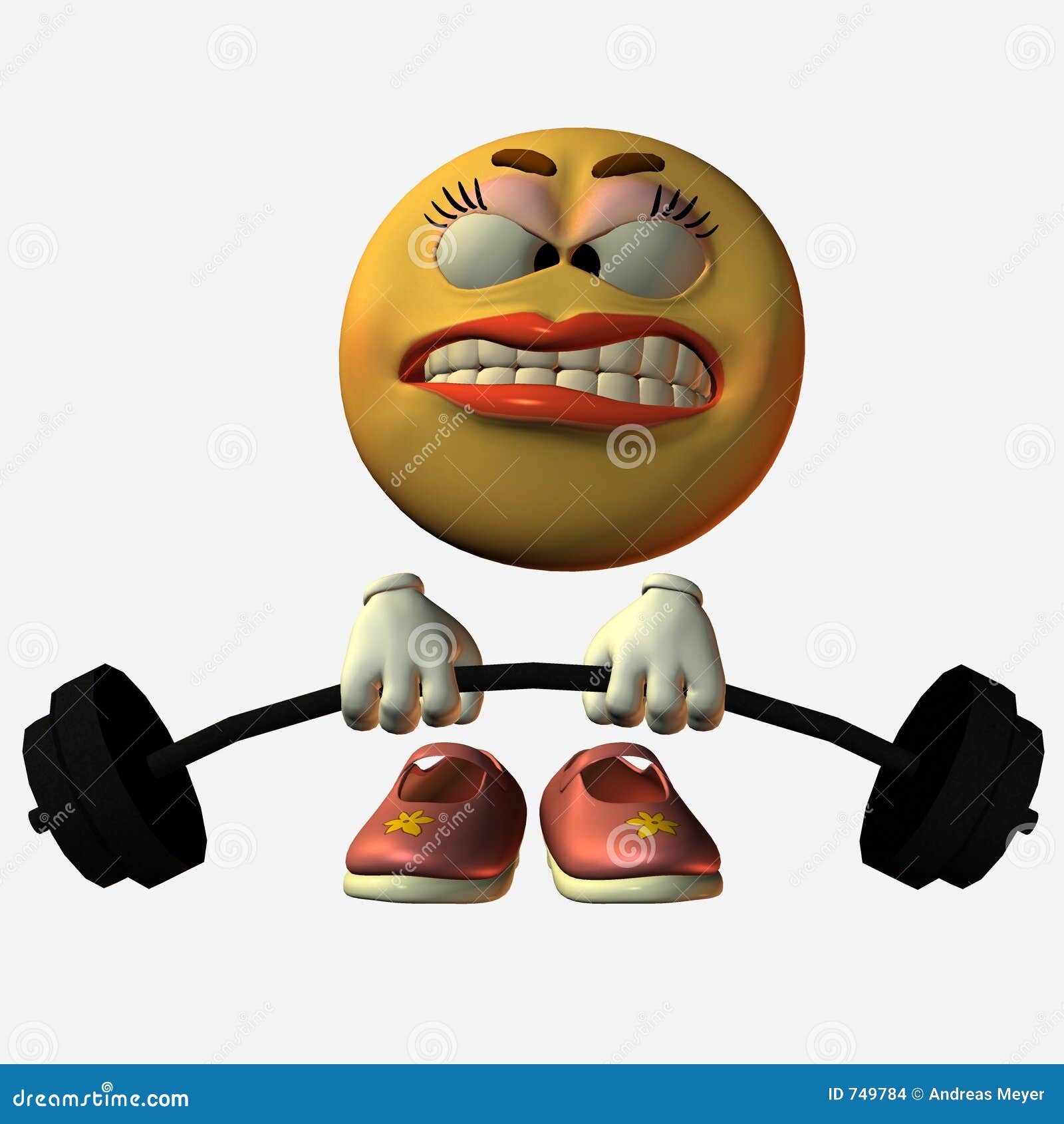 Smiley-Weight stock illustration. Illustration of stupid - 749784