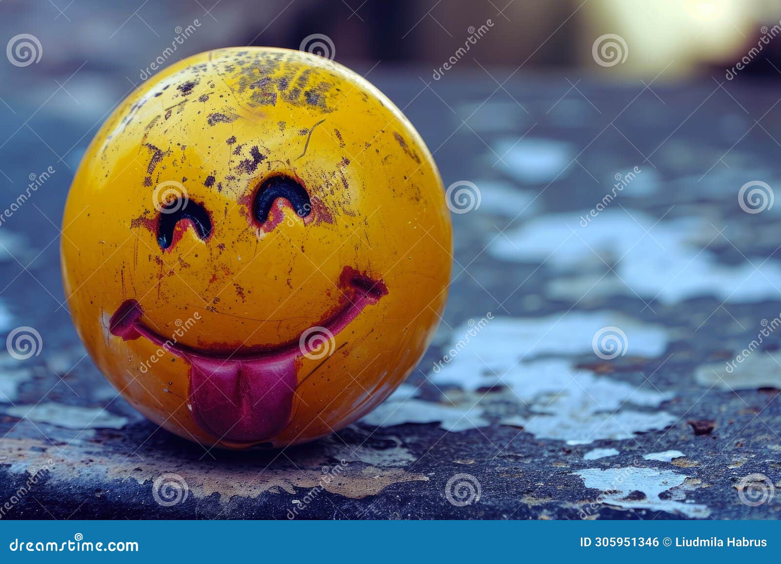 Smiley with a Wink and a Tongue Stock Photo - Image of funny, facial ...