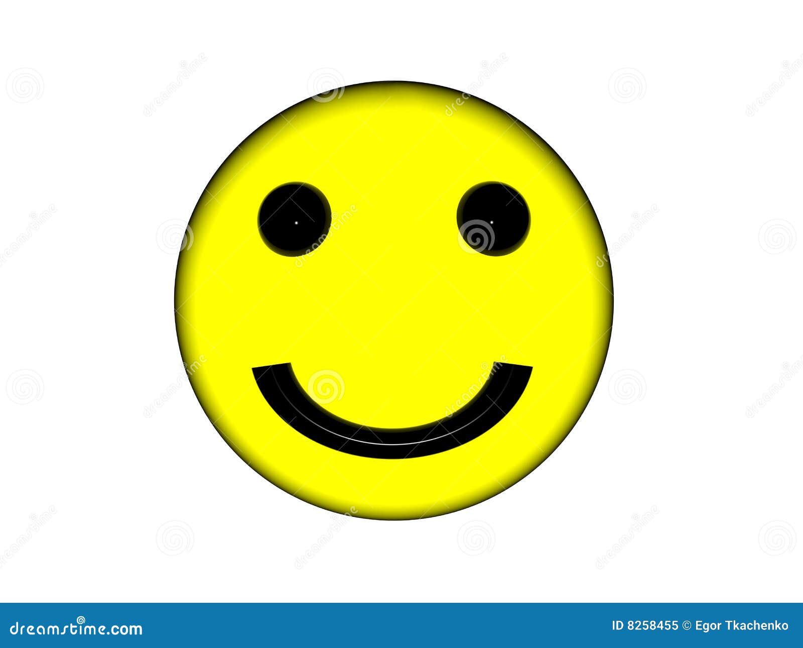 Smiley yellow face. stock illustration. Illustration of tongue - 8258455