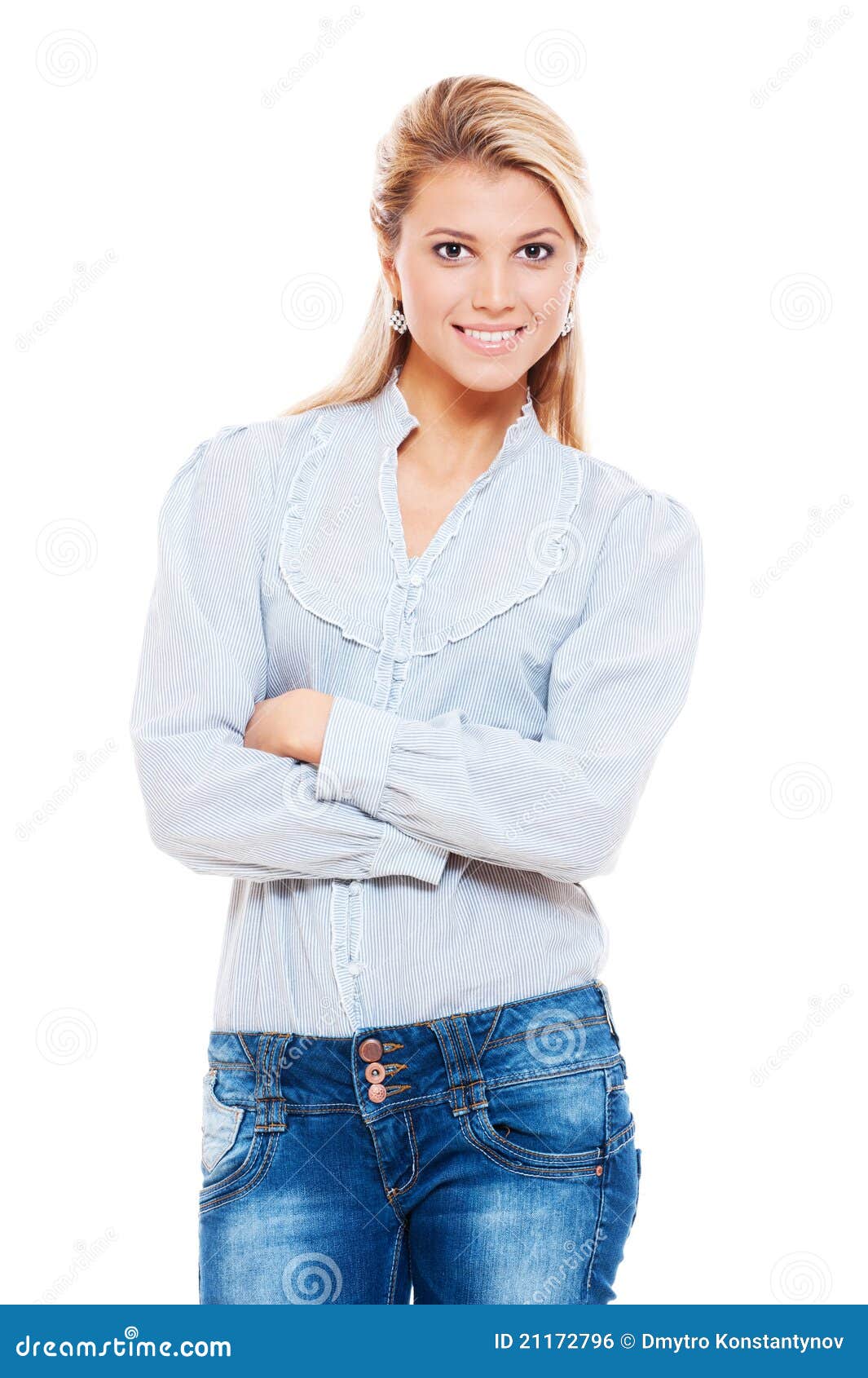 Smiley young woman posing stock photo. Image of adult - 21172796