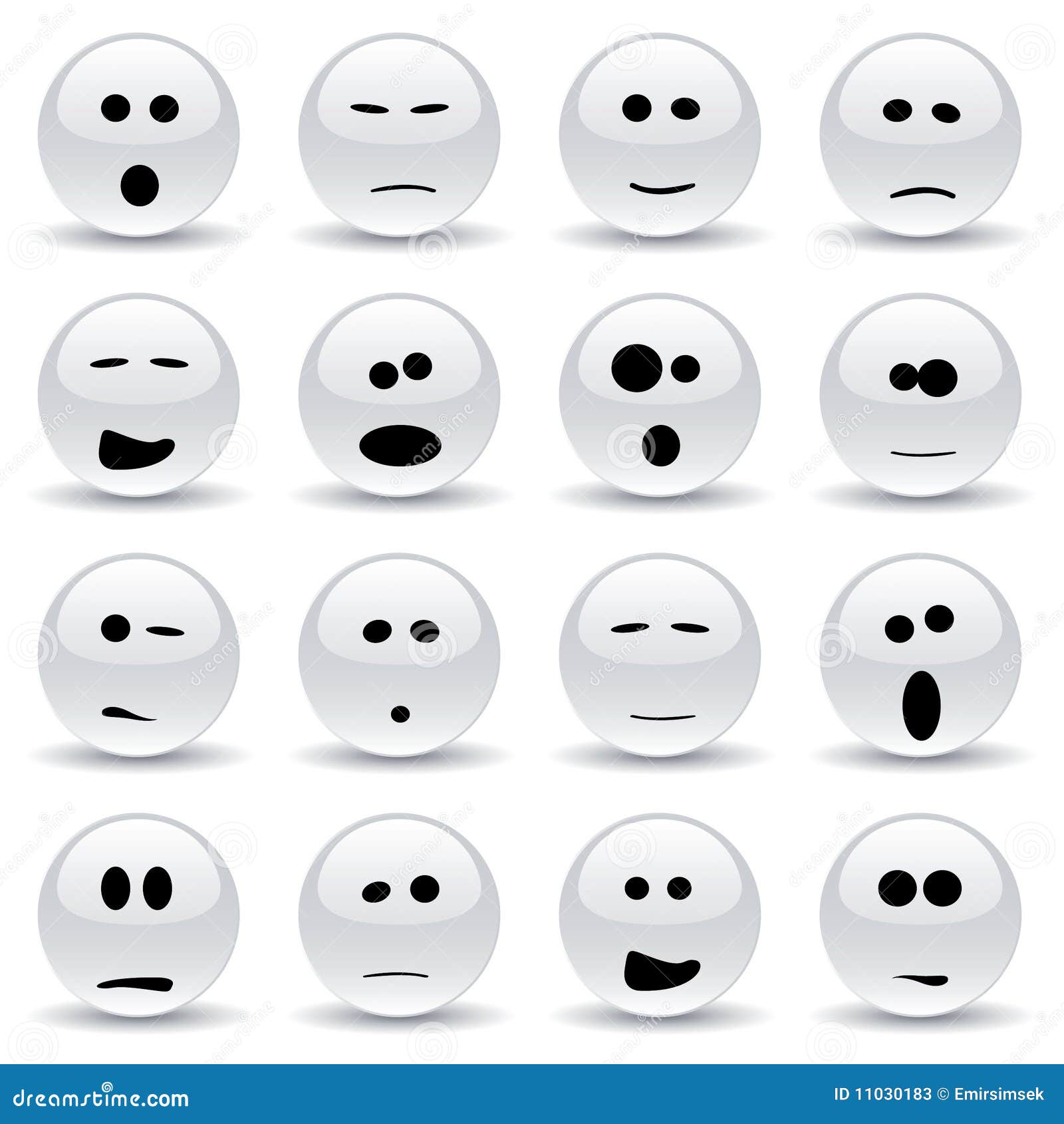 Smileys vector illustratie. Illustration of teken, illustratie - 11030183