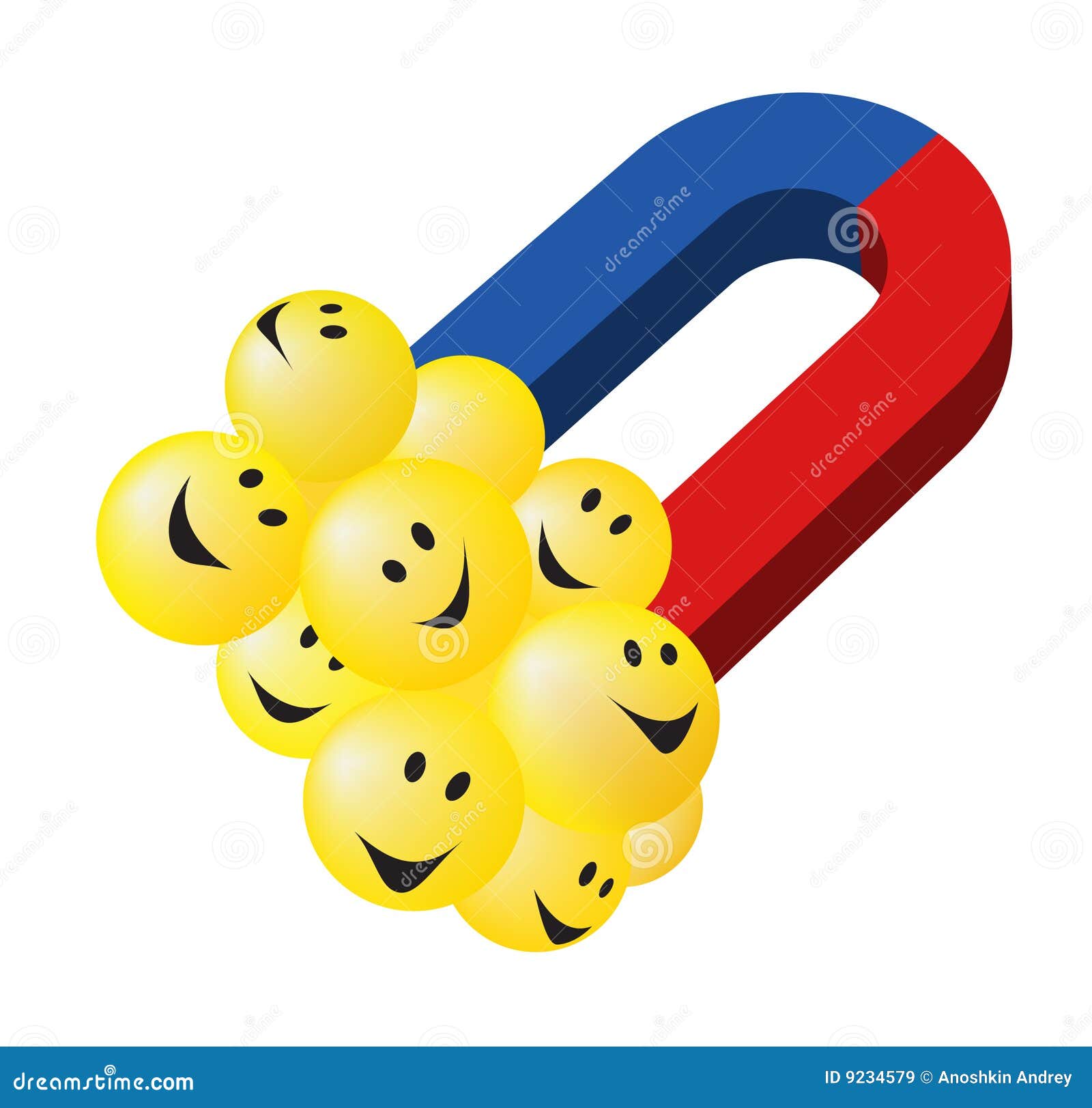 Smileys #2 stock vector. Illustration of magnet, feeling - 9234579