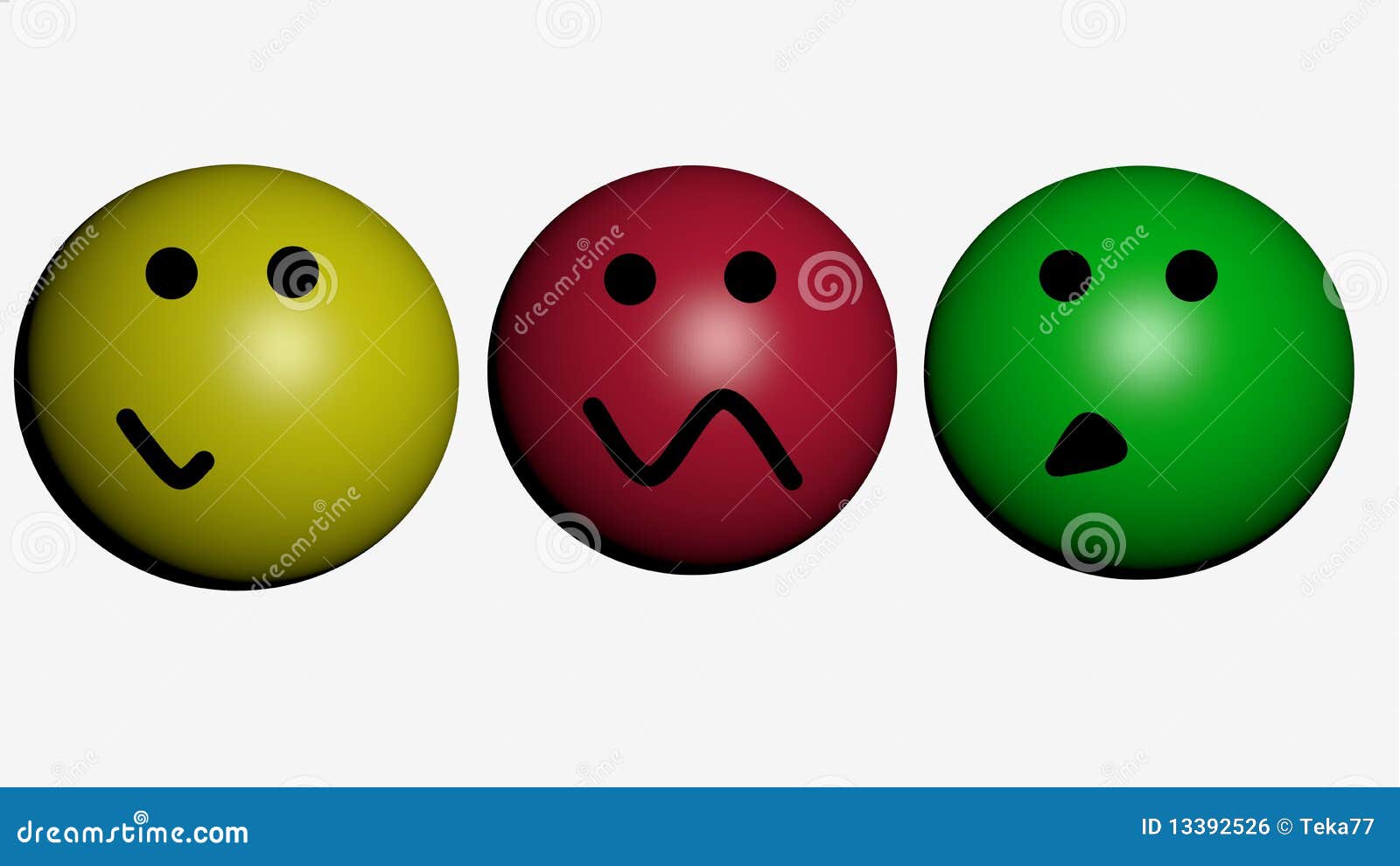 Smileys 3d stock illustration. Illustration of render - 13392526