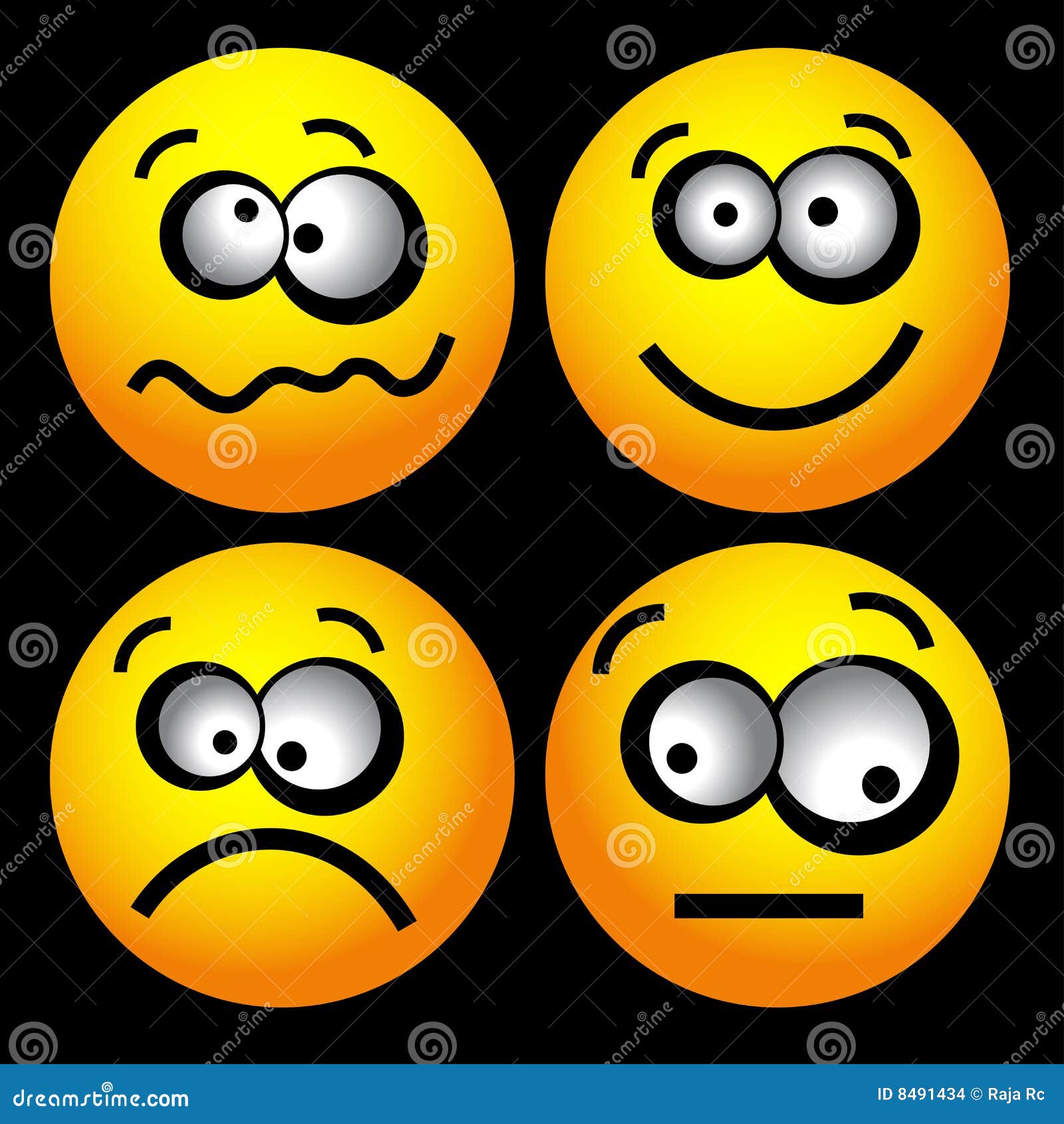 Smileys Vector Illustration | CartoonDealer.com #8491434