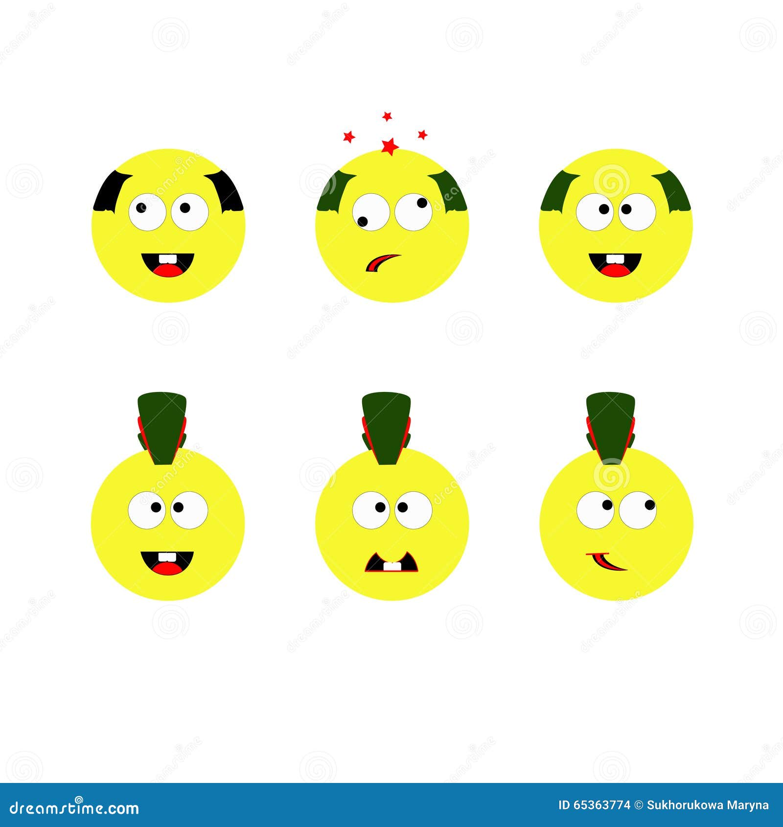 Smileys Vector Illustration | CartoonDealer.com #65363774