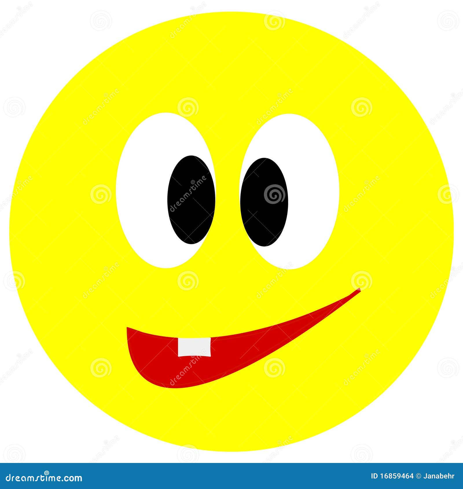 Smilie stock illustration. Illustration of smiley, mouth - 16859464