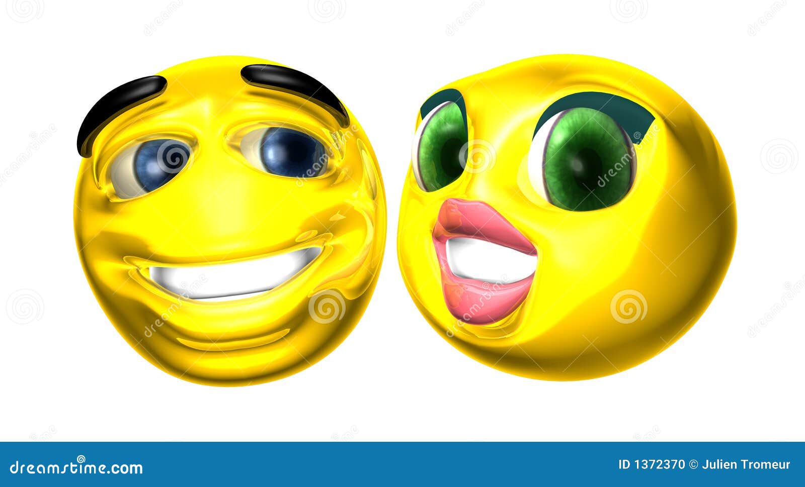 Smilies stock illustration. Illustration of silly, button - 1372370