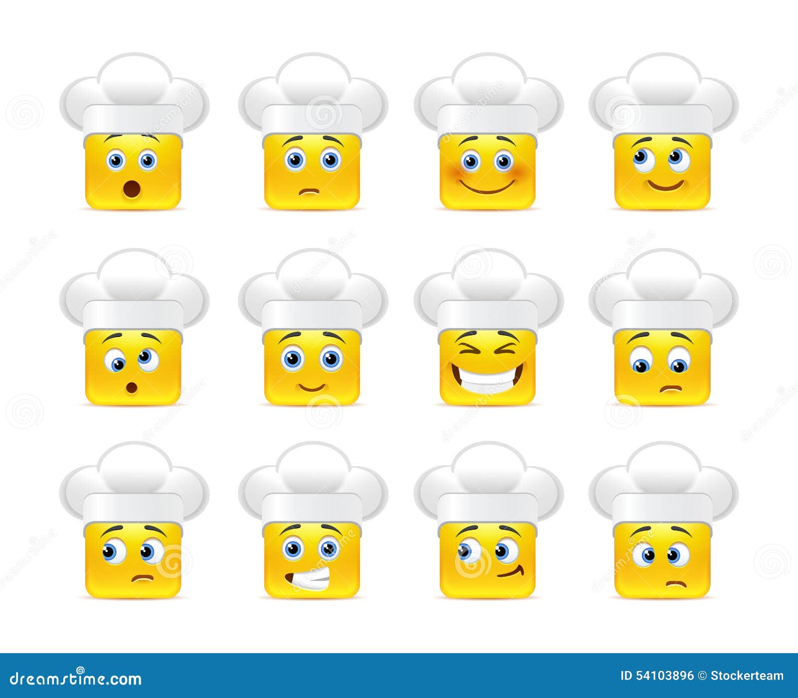 Smilies in the kitchen stock illustration. Illustration of design ...