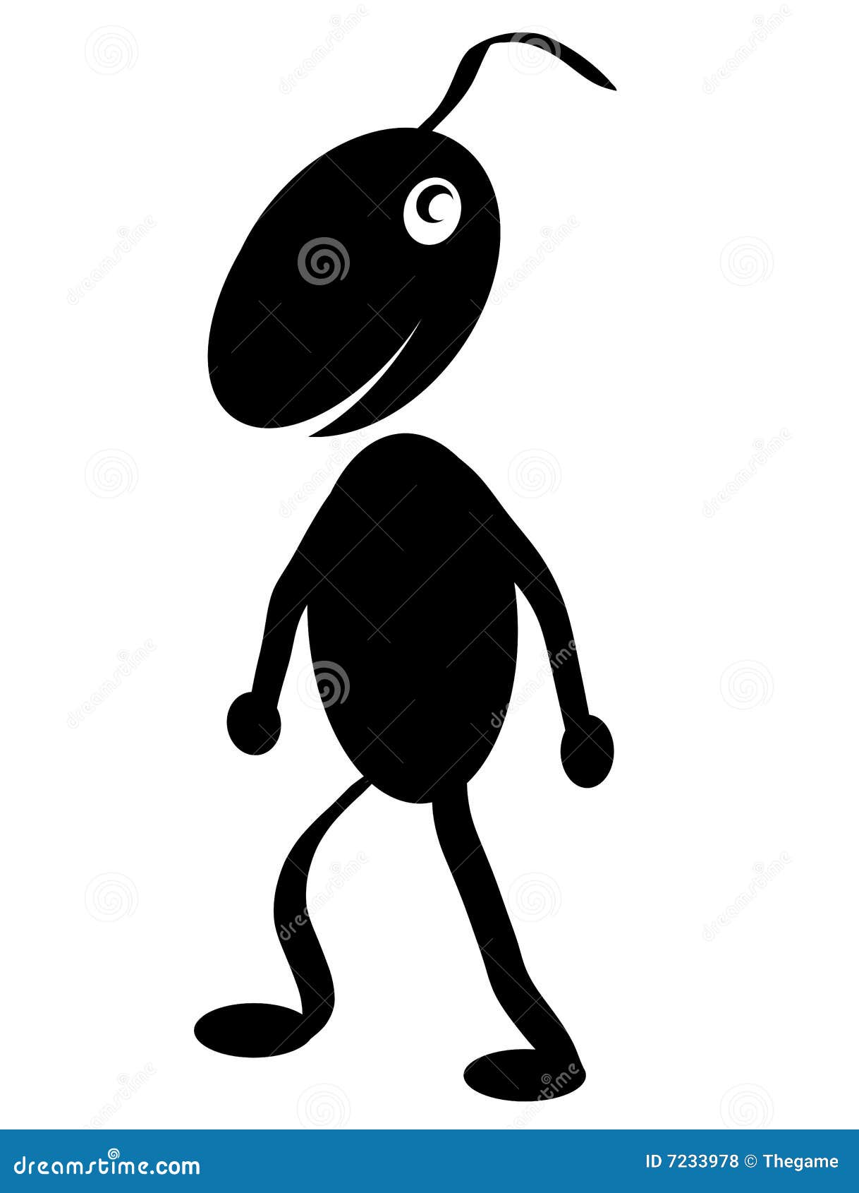 Red Ants Smiling Comic Strip Funny Face Royalty-Free Illustration ...