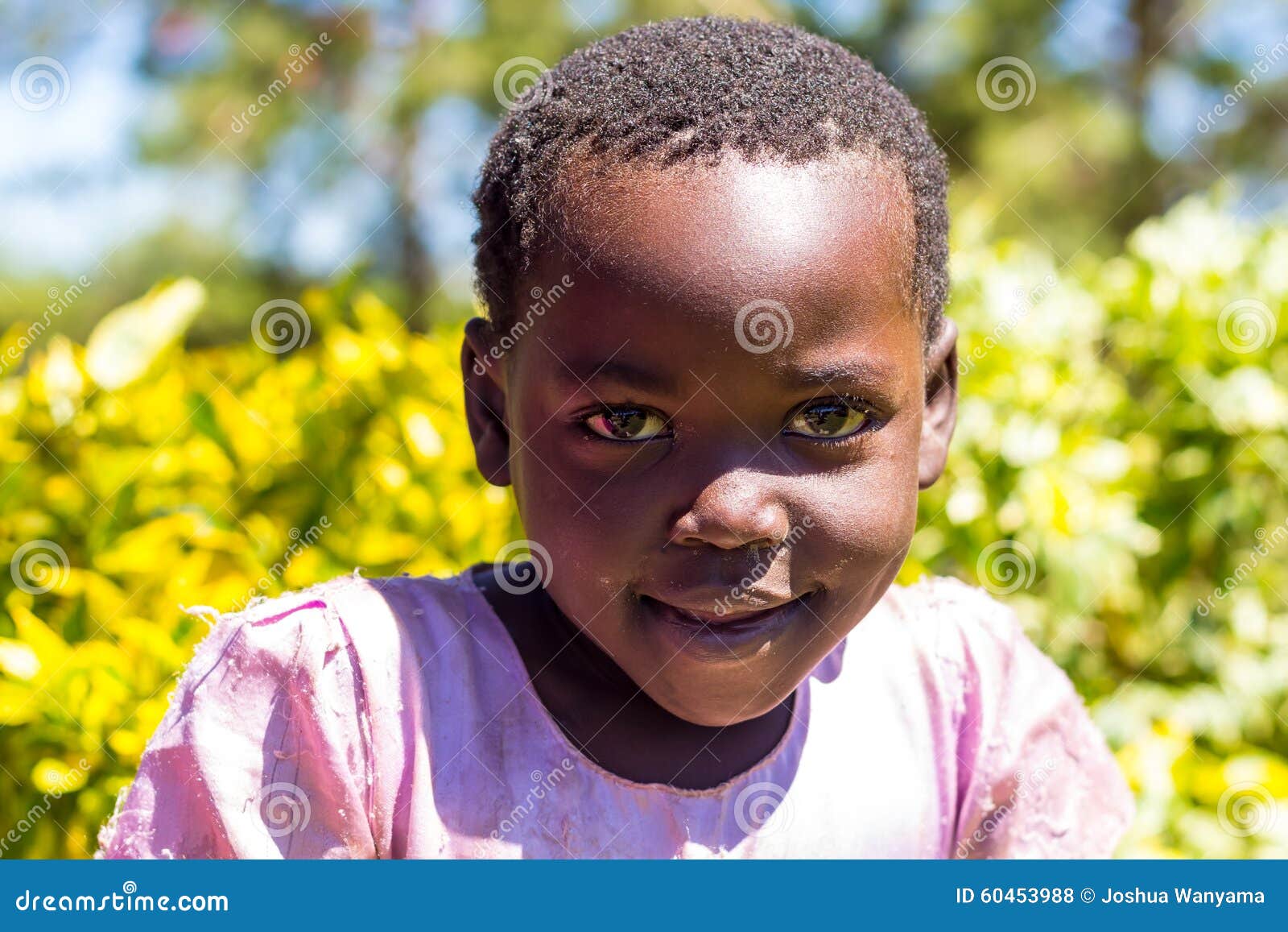Smiling African child editorial stock photo. Image of happy - 60453988