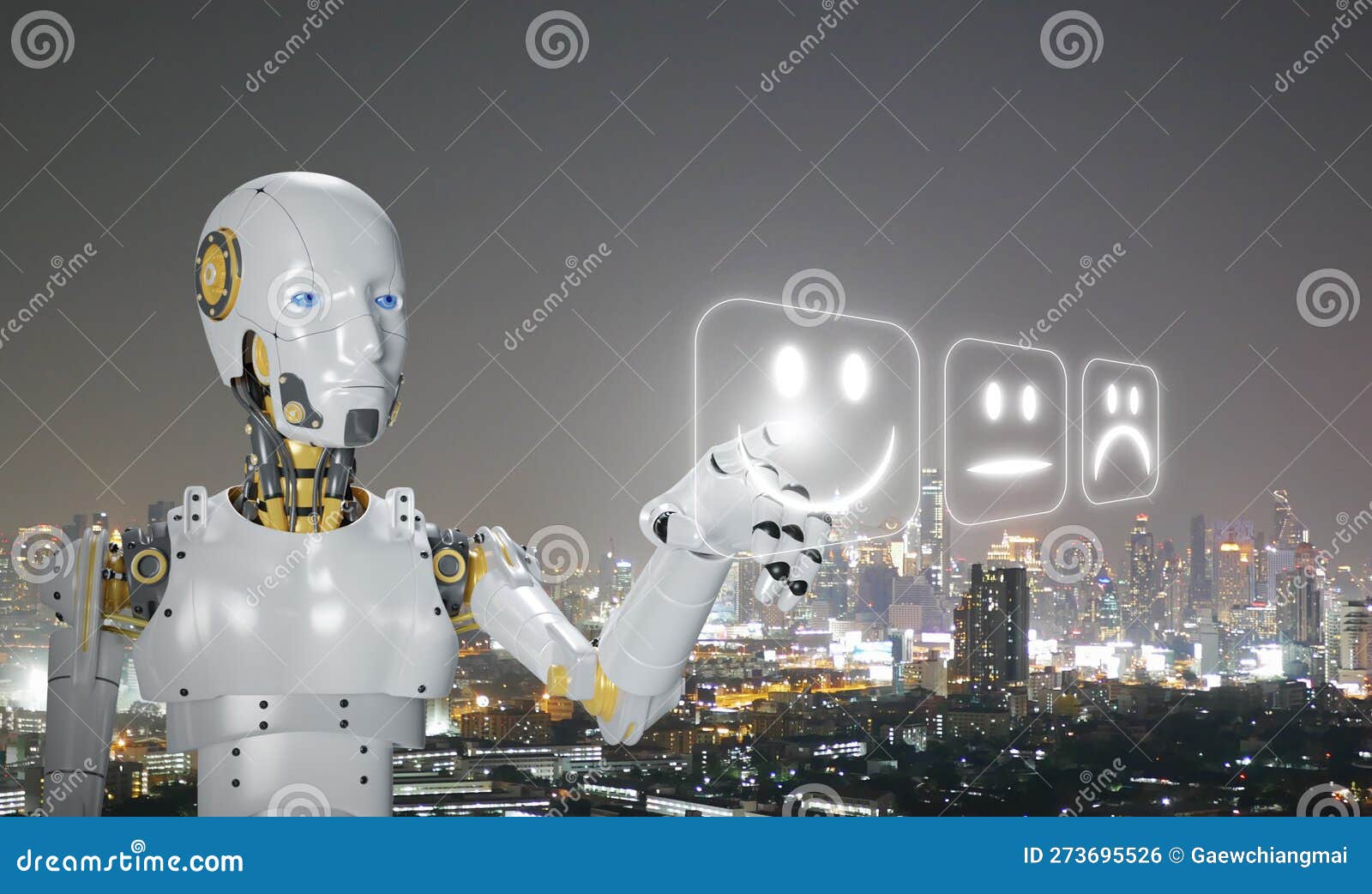 A Smiling AI Robot Becomes Sentient and Conscious. Artificial, Machine ... A Smiling AI Robot Becomes Sentient and Conscious. Artificial, Machine ...