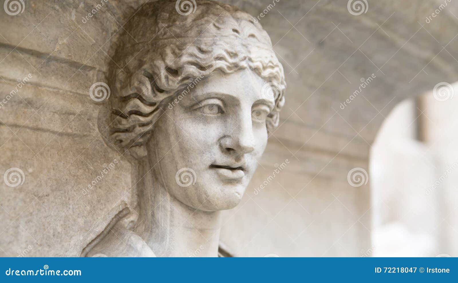 Smiling Ancient Rome S Sculpture. Animated Image Stock Video - Video of ...