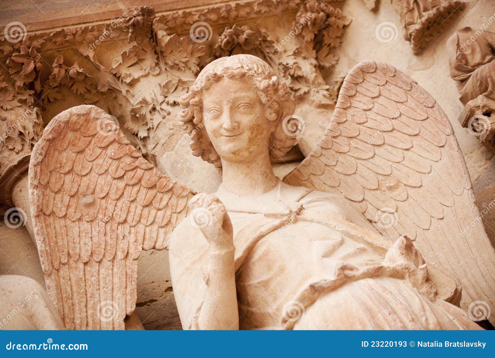 Smiling angel stock image. Image of church, champagne - 23220193