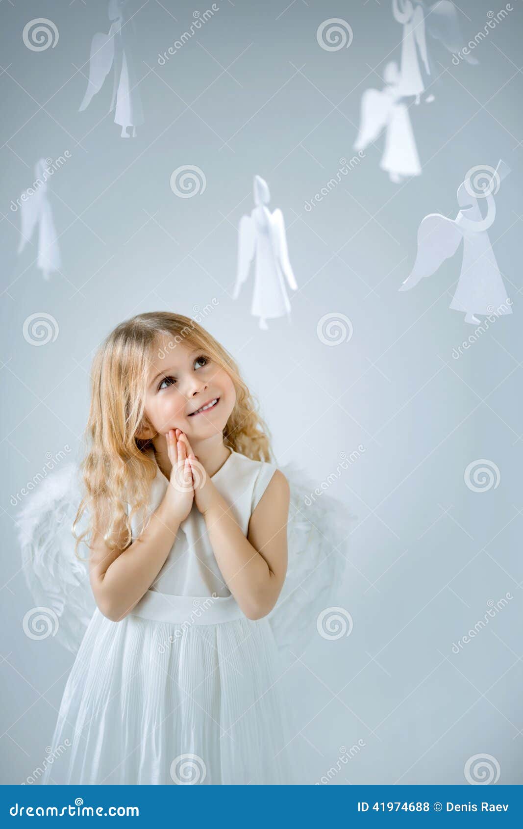 Smiling angel stock photo. Image of people, happiness - 41974688