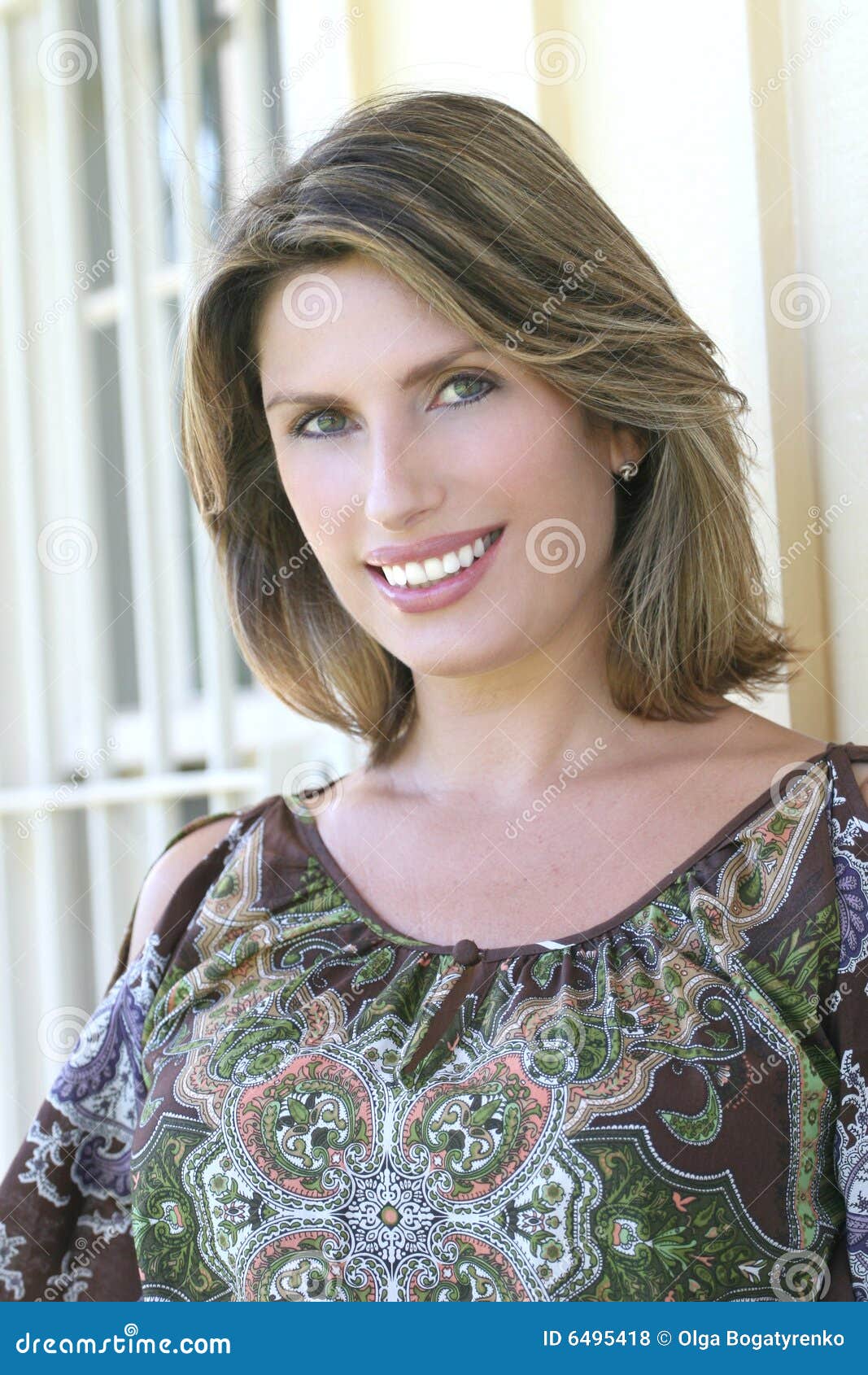 Smiling, Approachable, Gorgeous Female Stock Photo - Image of sunny ...