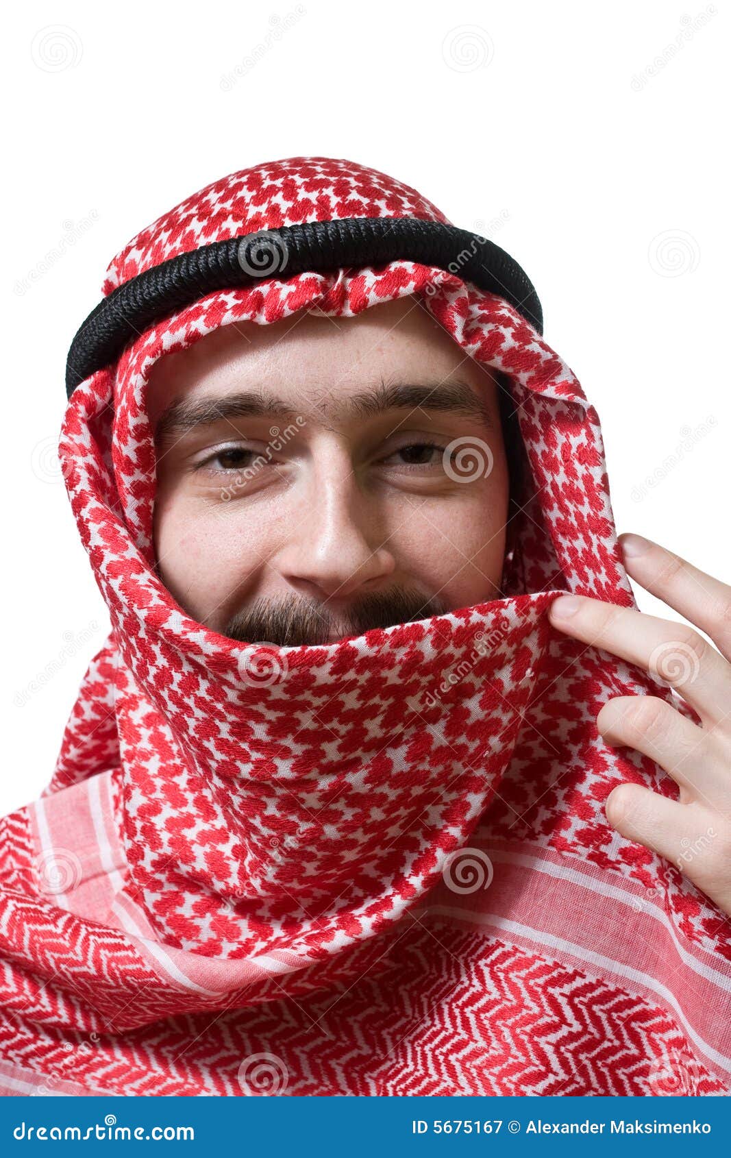 Smiling arabian young man stock image. Image of middle - 5675167