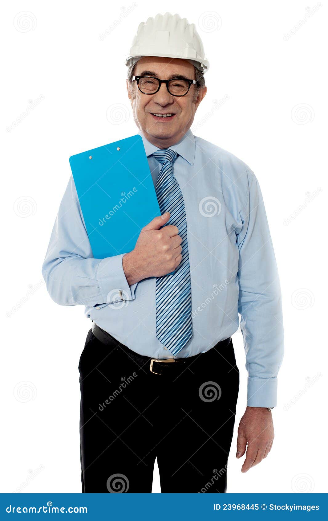 Smiling Architect Posing in Front of Camera Stock Image - Image of ...