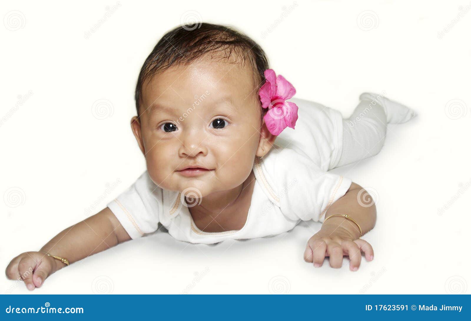 Smiling Asian Baby stock image. Image of isolated, daughter - 17623591