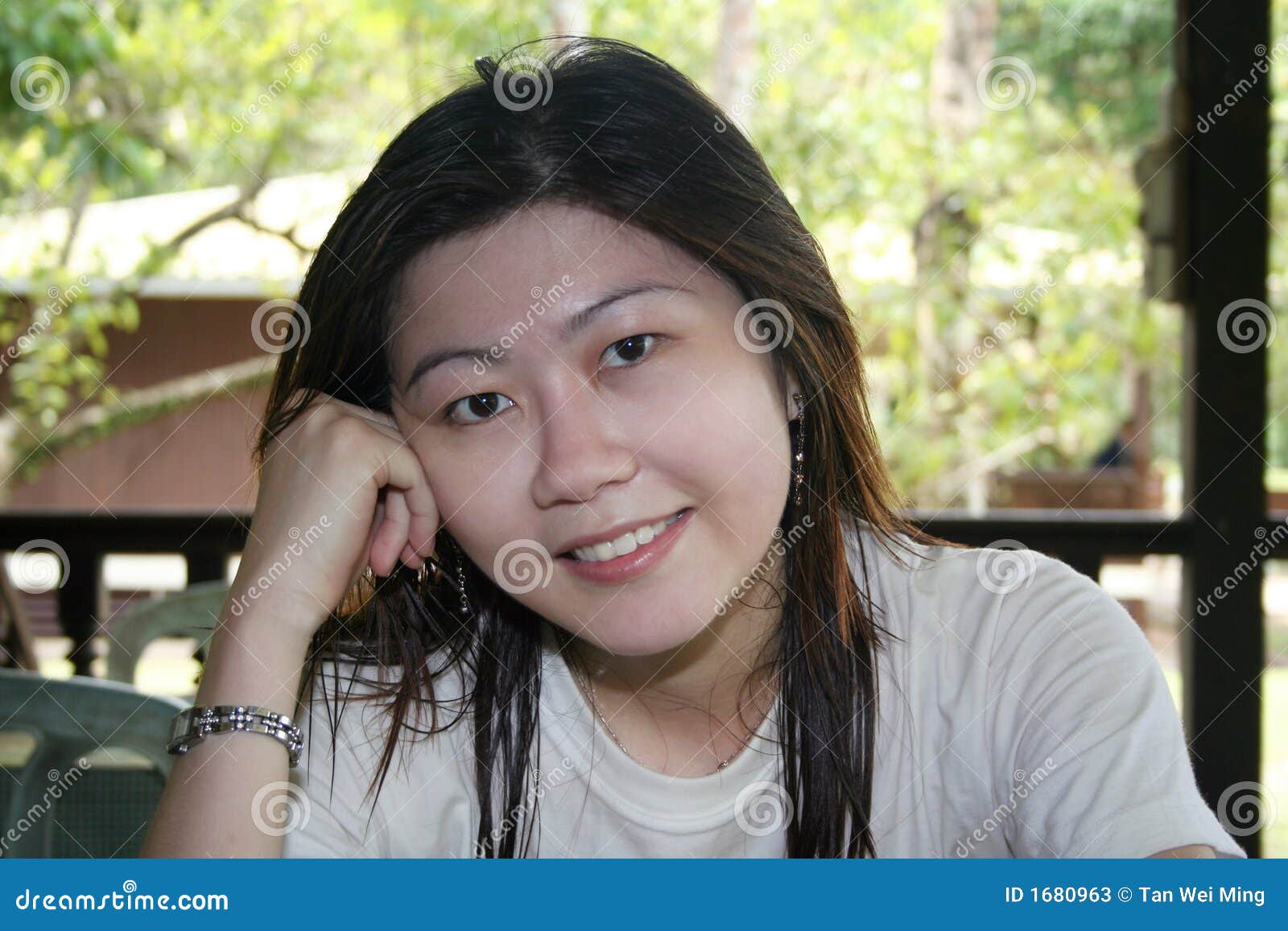 Smiling Asian Woman stock image. Image of attractive, chinese - 1680963
