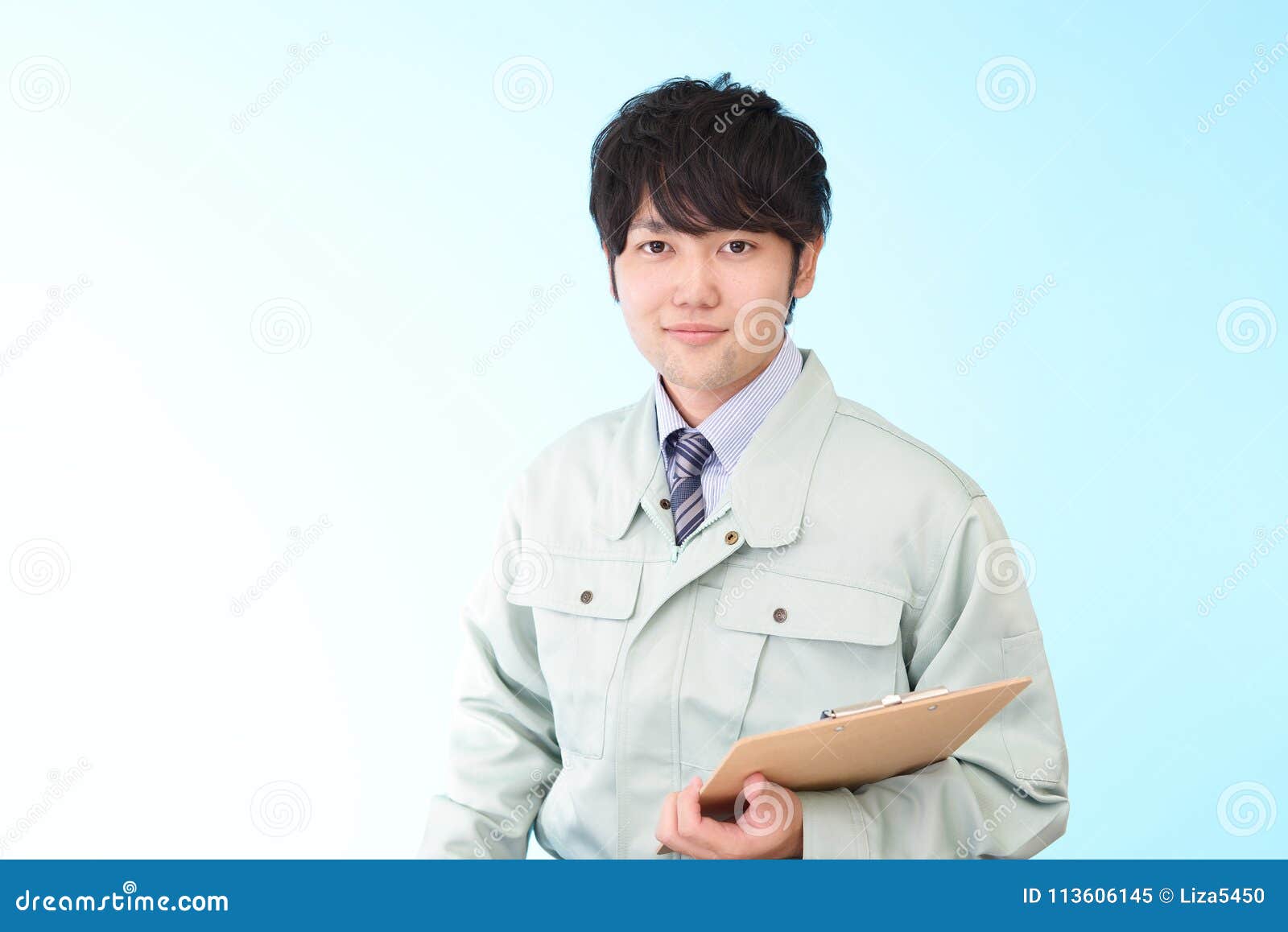Smiling Asian worker stock image. Image of adult, boss - 113606145