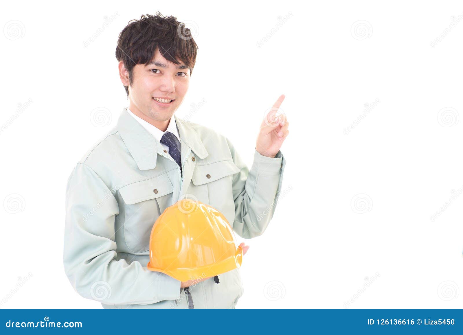 Smiling Asian worker stock photo. Image of dressed, advice - 126136616