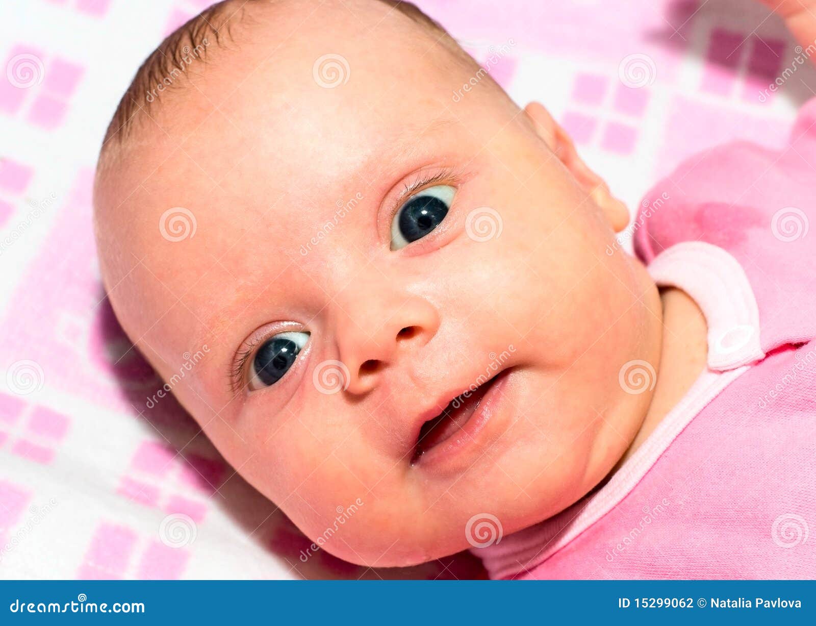 Smiling baby stock photo. Image of sweet, lying, happiness - 15299062