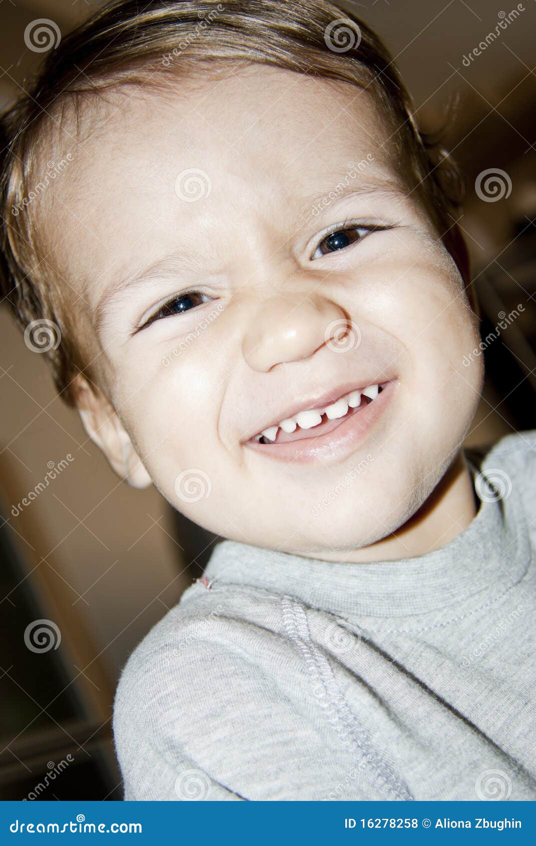 Smiling baby stock photo. Image of innocent, emotions - 16278258