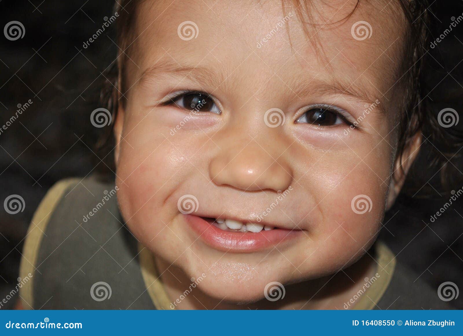 Smiling baby stock photo. Image of eyes, laugh, emotions - 16408550