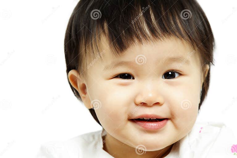 Smiling baby stock photo. Image of stare, child, portrait - 1763742